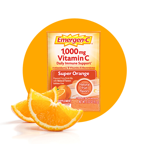Emergen-C Vitamin C 1000 mg Daily Immune Support Variety Pack Drink Mix ...
