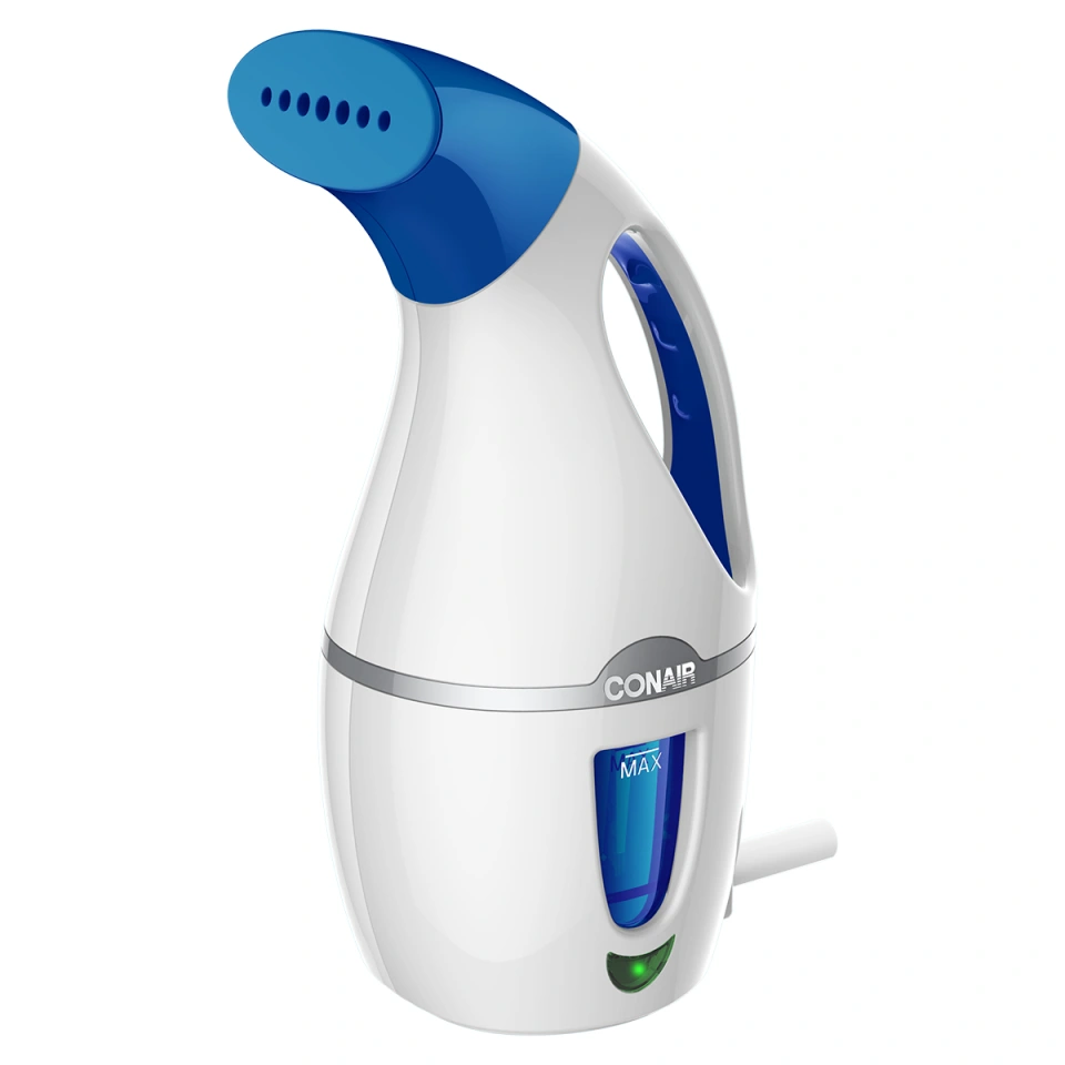Conair Complete Steam Fabric Steamer 1100W Compact for Travel White Blue Walmart