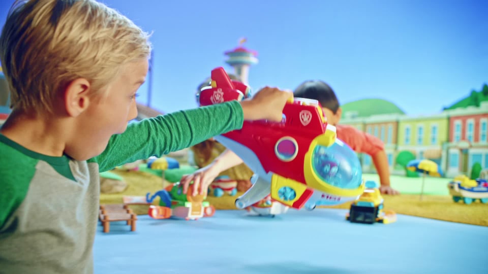 Paw Patrol Kids Sub Patroller Air to Sea Vehicle with Lights, Sounds ...