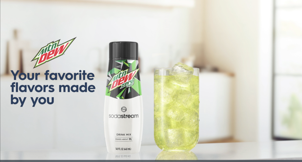 SodaStream Mountain Dew Soda Mix, 14.9 fl oz. - Walmart.com