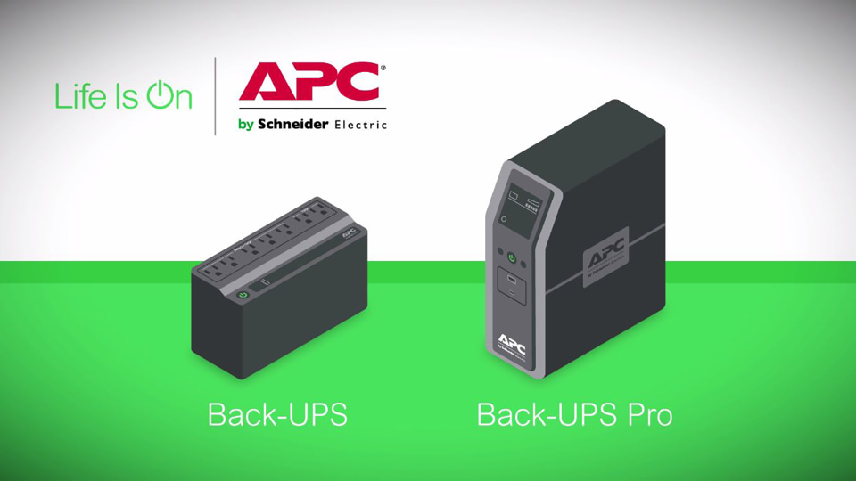 APC UPS Battery Backup, 650VA 360W Uninterruptible Power Supply - Black ...