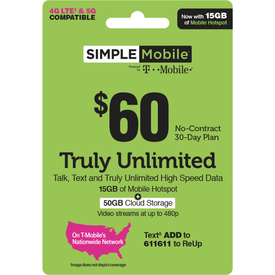 Simple Mobile TCL A3, 32GB, Black - Prepaid Smartphone - Walmart.com ...