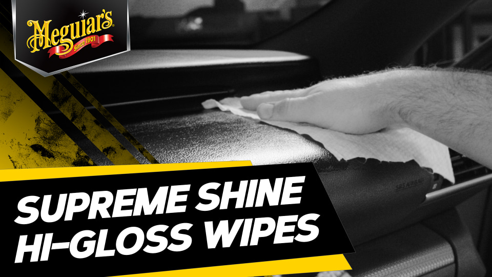 (2 pack) Meguiar's Supreme Protectant Interior Cleaner Wipes For High ...