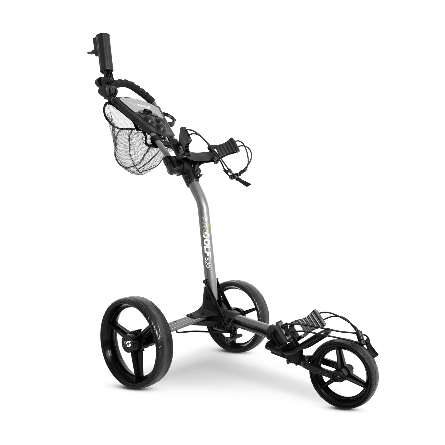 MGI Pro Golf S20 3 Wheel Fold Push Cart - Home Smart Camera
