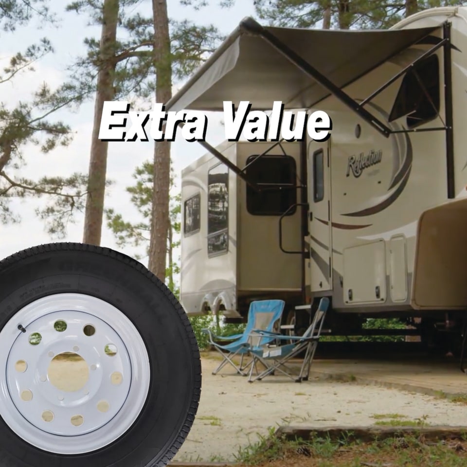 Greenball Transmaster EV ST175/80R13 LRC Hi-Speed Special Trailer Tire ...
