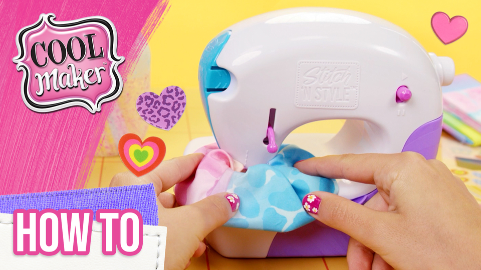 Cool Maker Stitch ‘N Style Fashion Studio, Pre-Threaded Sewing Machine ...