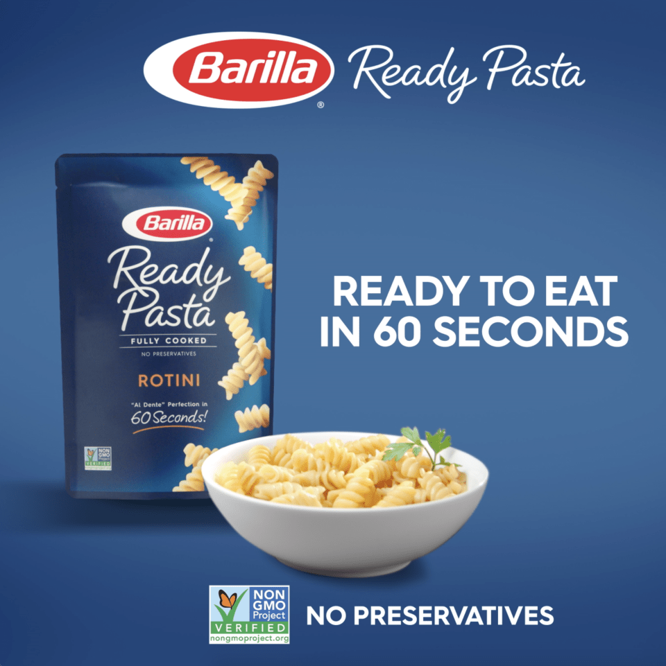 Barilla Ready Pasta Fully Cooked Rotini Pasta, 8.5 oz - Walmart.com