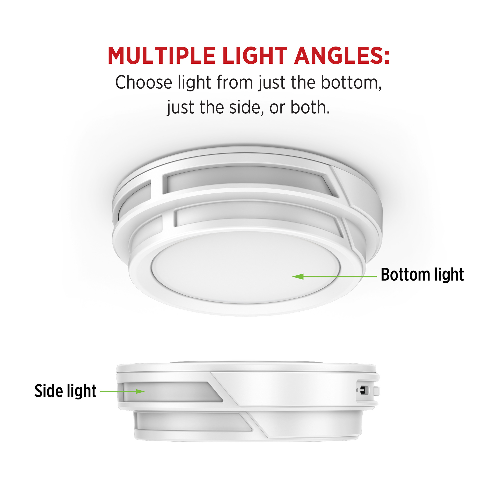Infinity X1 3 Power Modes Rechargeable Motion Activated Anywhere Light ...