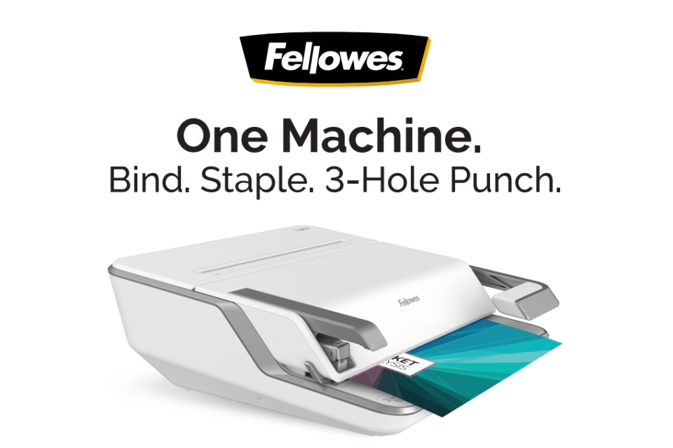 Fellowes Lyra 3 In 1 Binding Centre ( Comb Binder, stapler & Hole ...