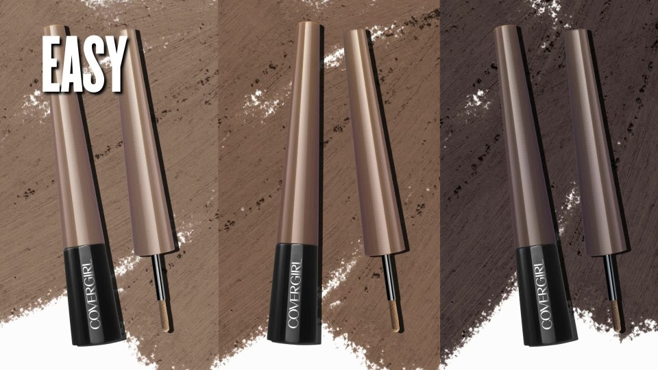 COVERGIRL Easy Breezy Brow Fill + Shape + Define Powder Eyebrow Makeup ...