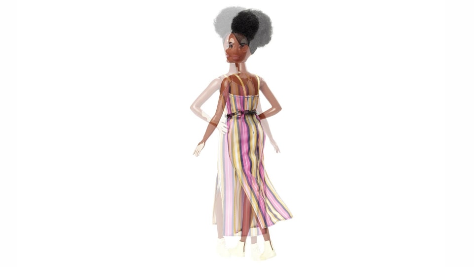 Barbie Fashionistas Doll #135 With Vitiligo - Walmart.com