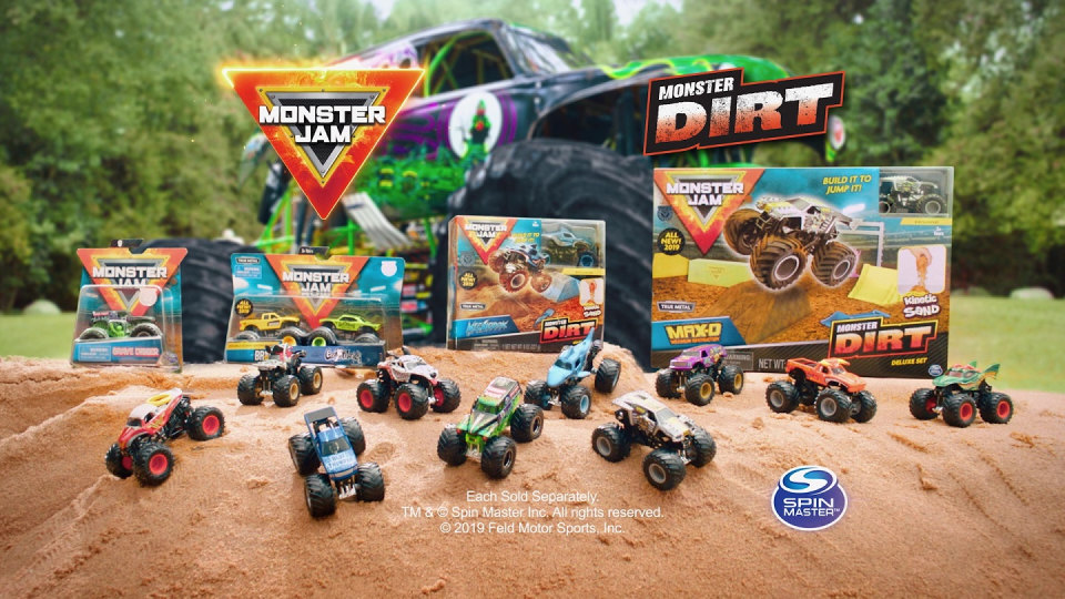 Monster Jam Sparkle Smash Monster Truck Die-Cast Vehicle 1:24 Scale ...