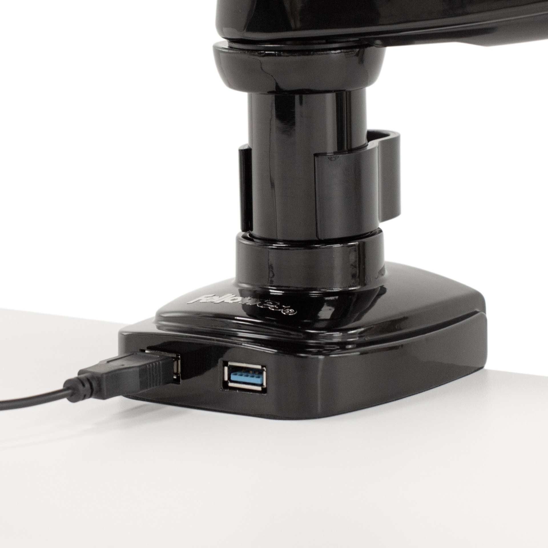 Fellowes Platinum Series Dual Stacking Adjustable Monitor Arm - Black ...