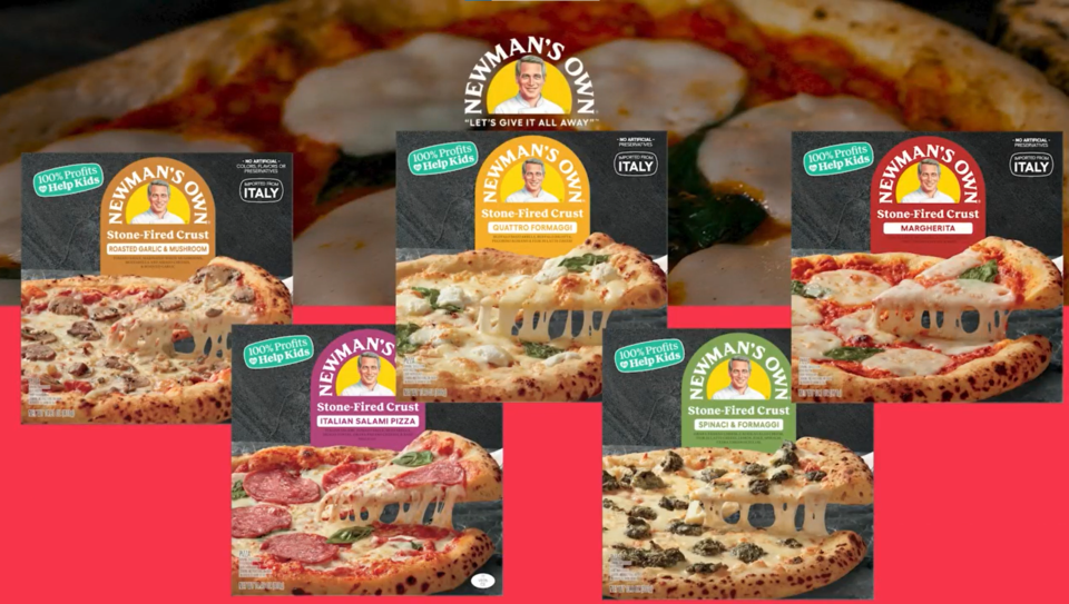 Newman's Own Margherita Stone Fired Crust Frozen Pizza, Authentic ...