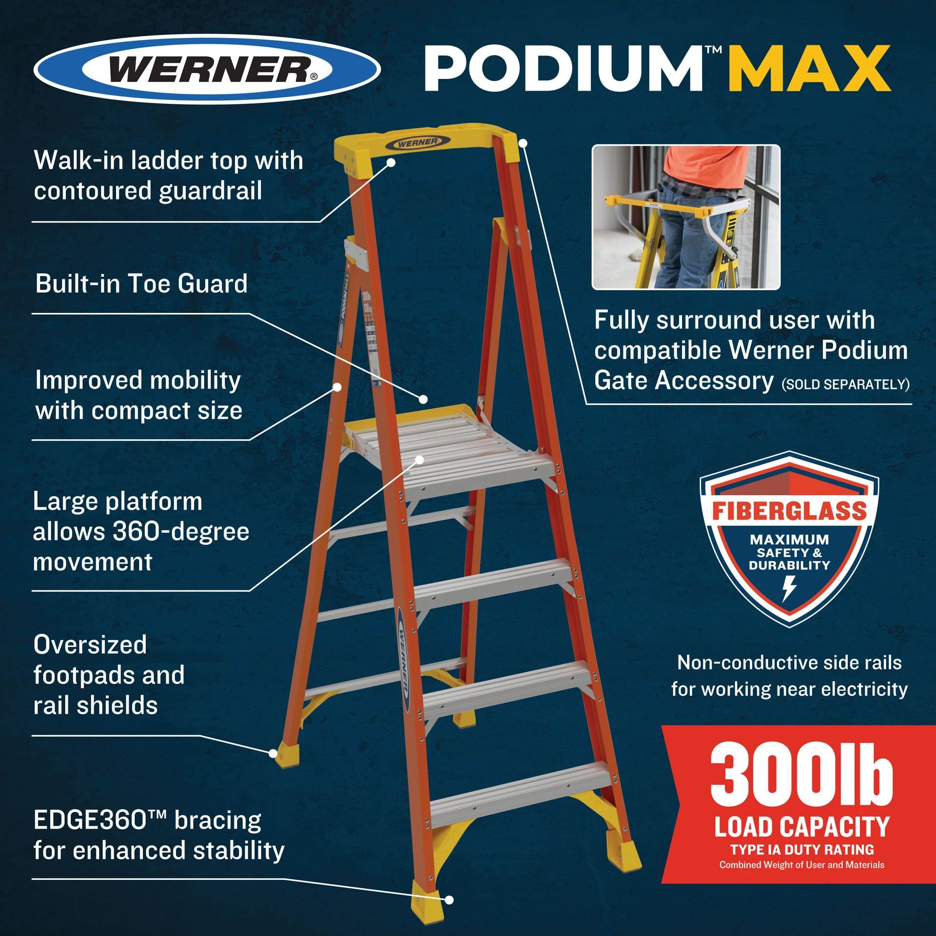 6ft platform ladder store