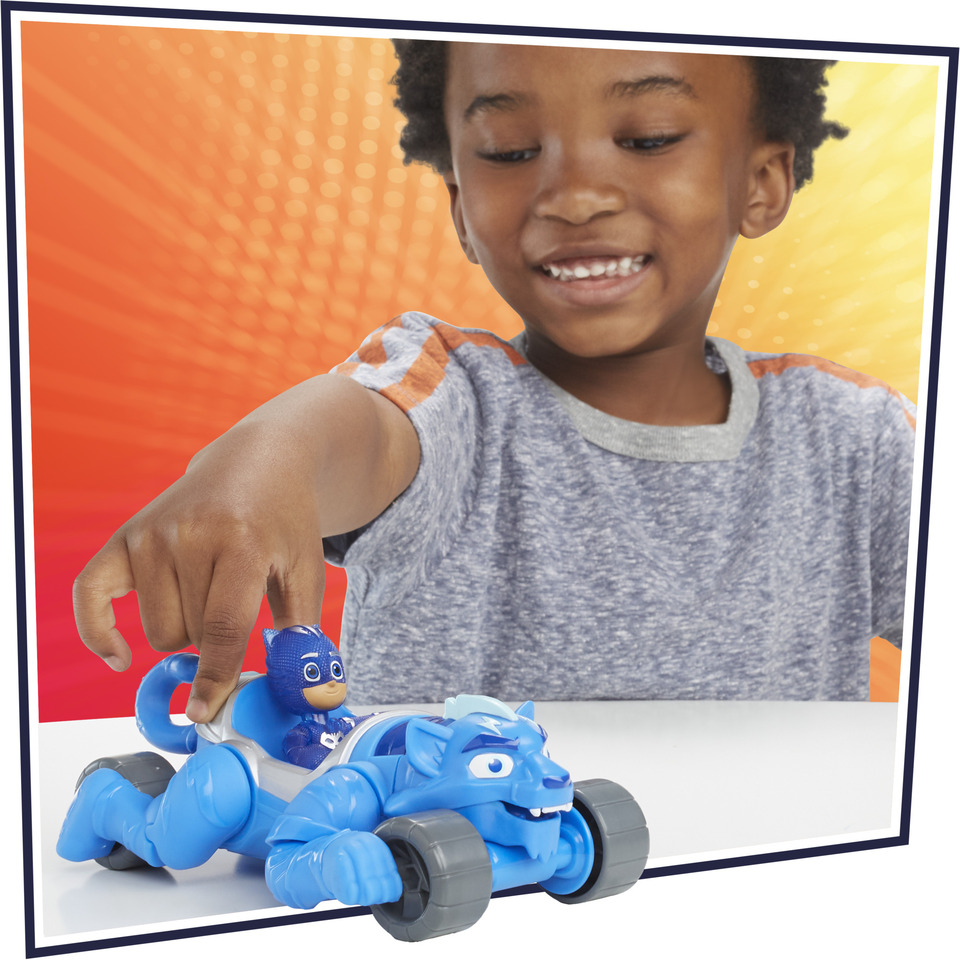 PJ Masks Animal Power Catboy Animal Rider, Cat-Car Toy and Action ...