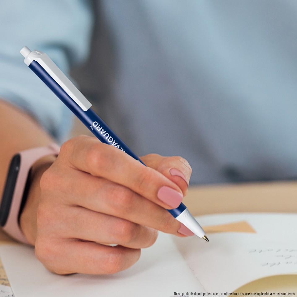 BIC PrevaGuard Clic Stic Ballpoint Pen Contains Built-in Protection On ...