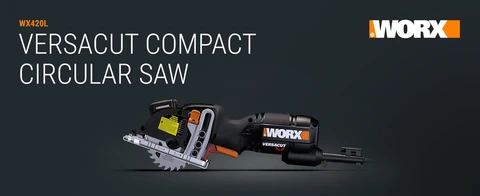 WORX VERSACUT 4 Amp Corded 3 3 8 Compact Circular Saw at Menards