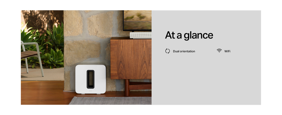Sonos Sub (Gen 3) Wireless Subwoofer for Home Theater - Home Smart Camera
