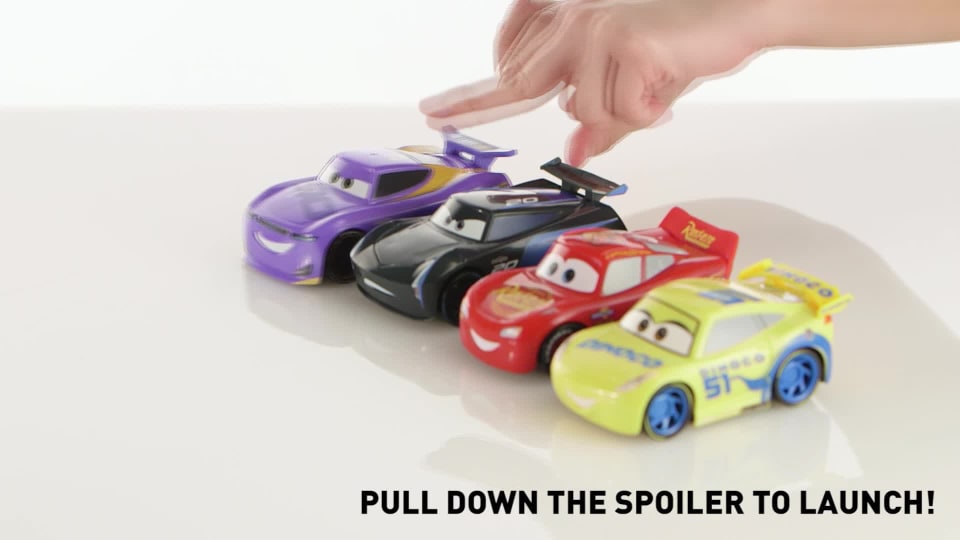 Disney/Pixar Cars Turbo Racers Lighting McQueen Vehicle - Walmart.com