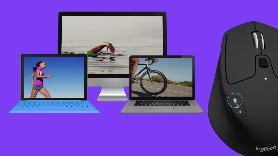 Logitech M720 Triathlon Multi-Computer Wireless Mouse - Walmart.com