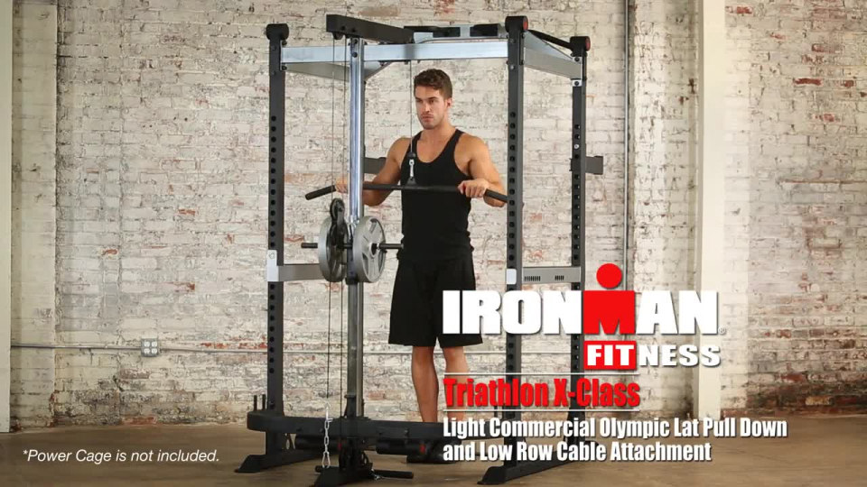 IRONMAN Triathlon X-Class Light Commercial Olympic Lat Pull Down and ...