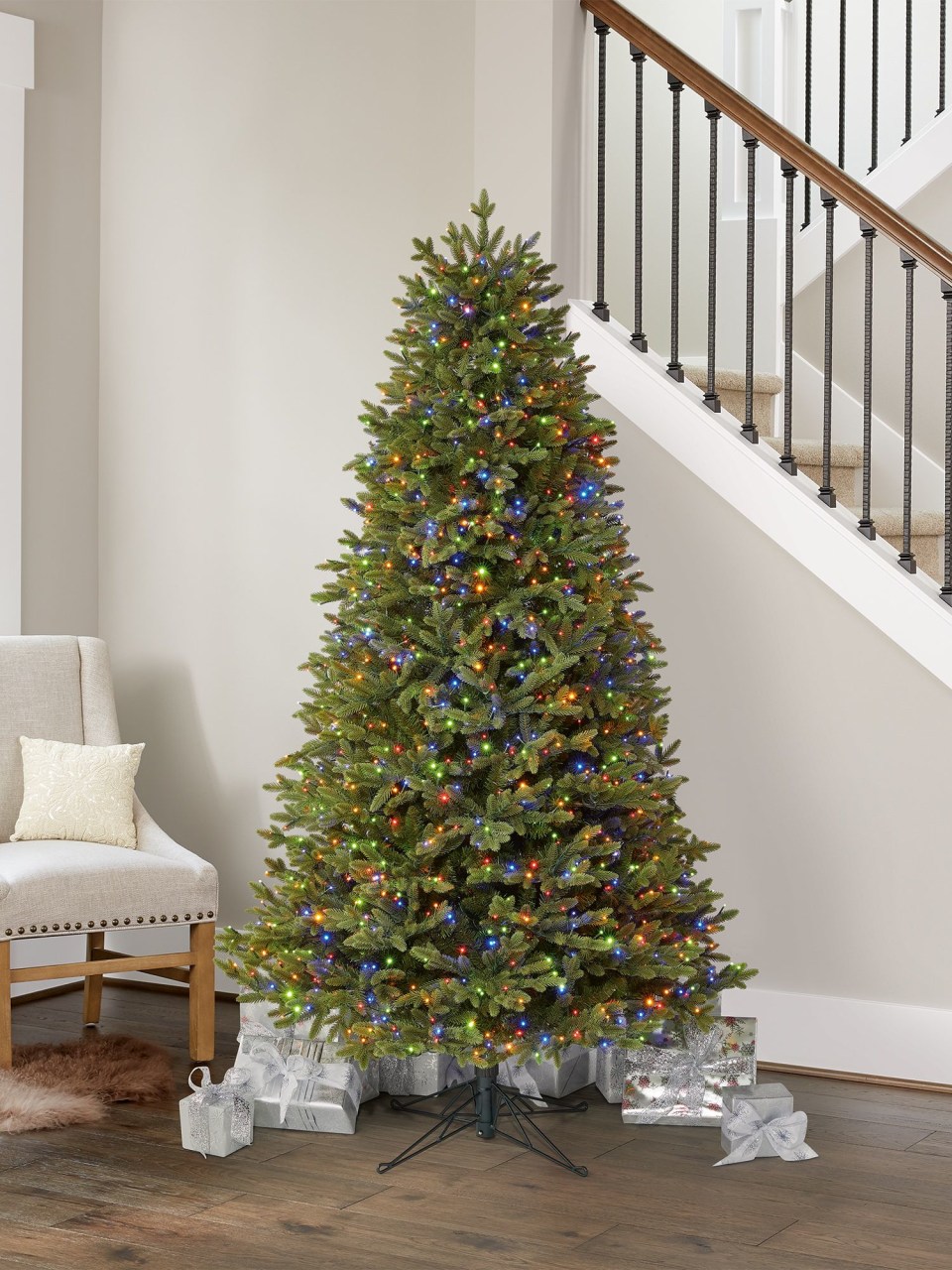 6.5′ Pre-Lit Radiant Micro LED Artificial Christmas Tree - Grow Xmas Trees