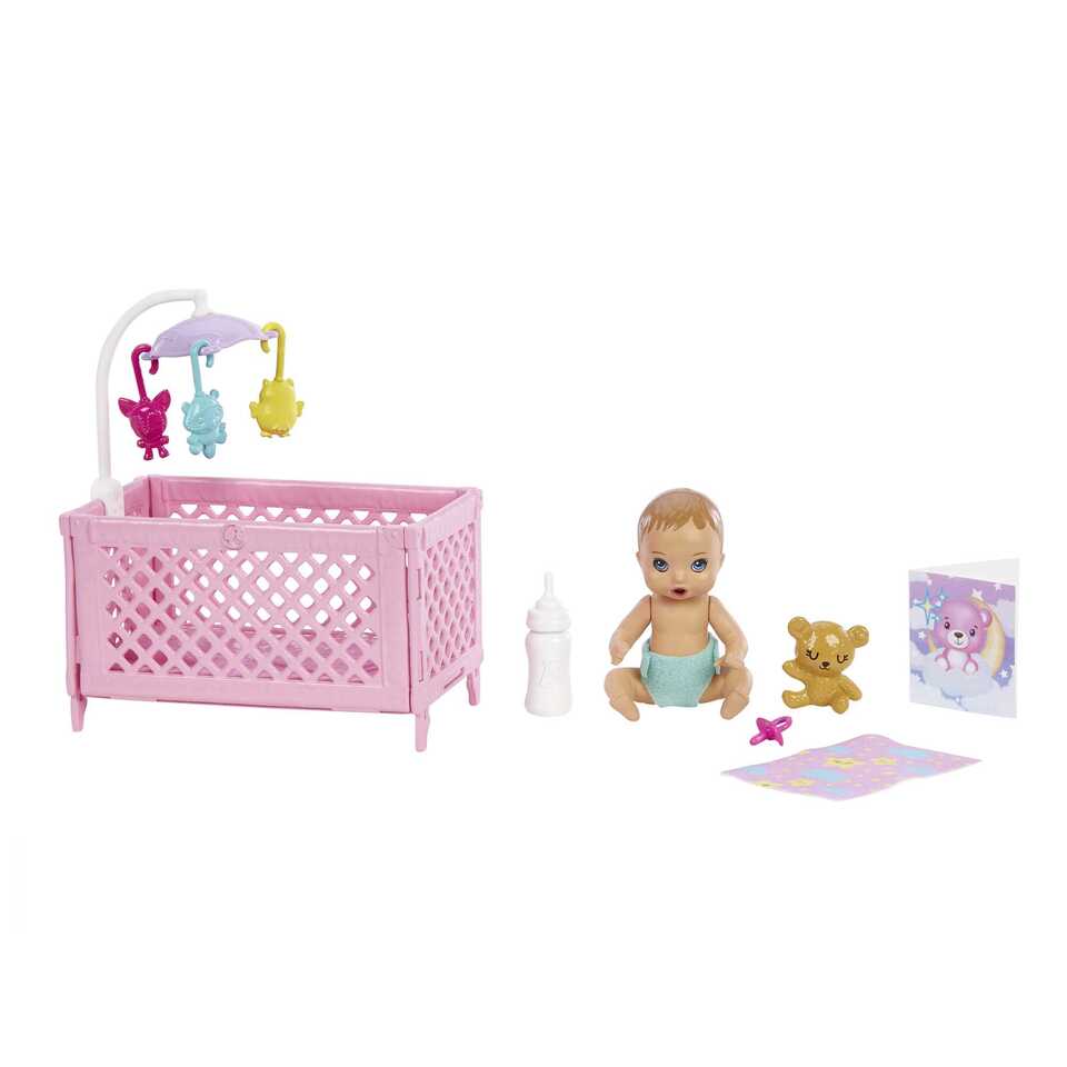Barbie Skipper Babysitters Inc Bedtime Playset, Take Care Playtime ...