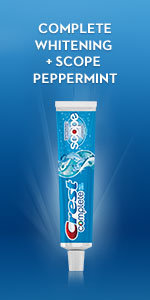 Crest + Scope Complete Whitening Toothpaste, Minty Fresh, .85 oz ...
