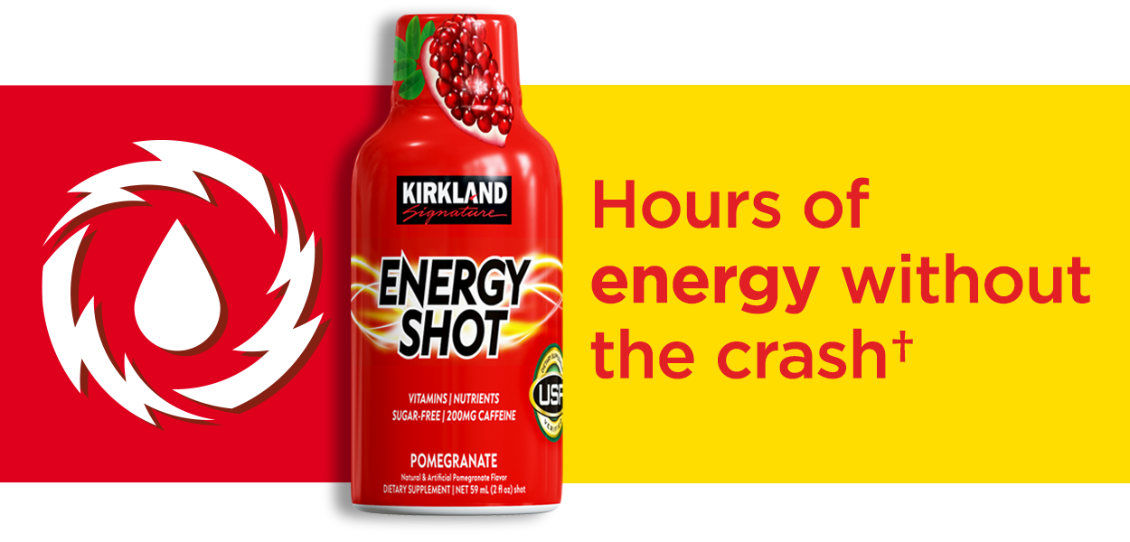Energy Shot, 48 botellas, 2 onzas cada una