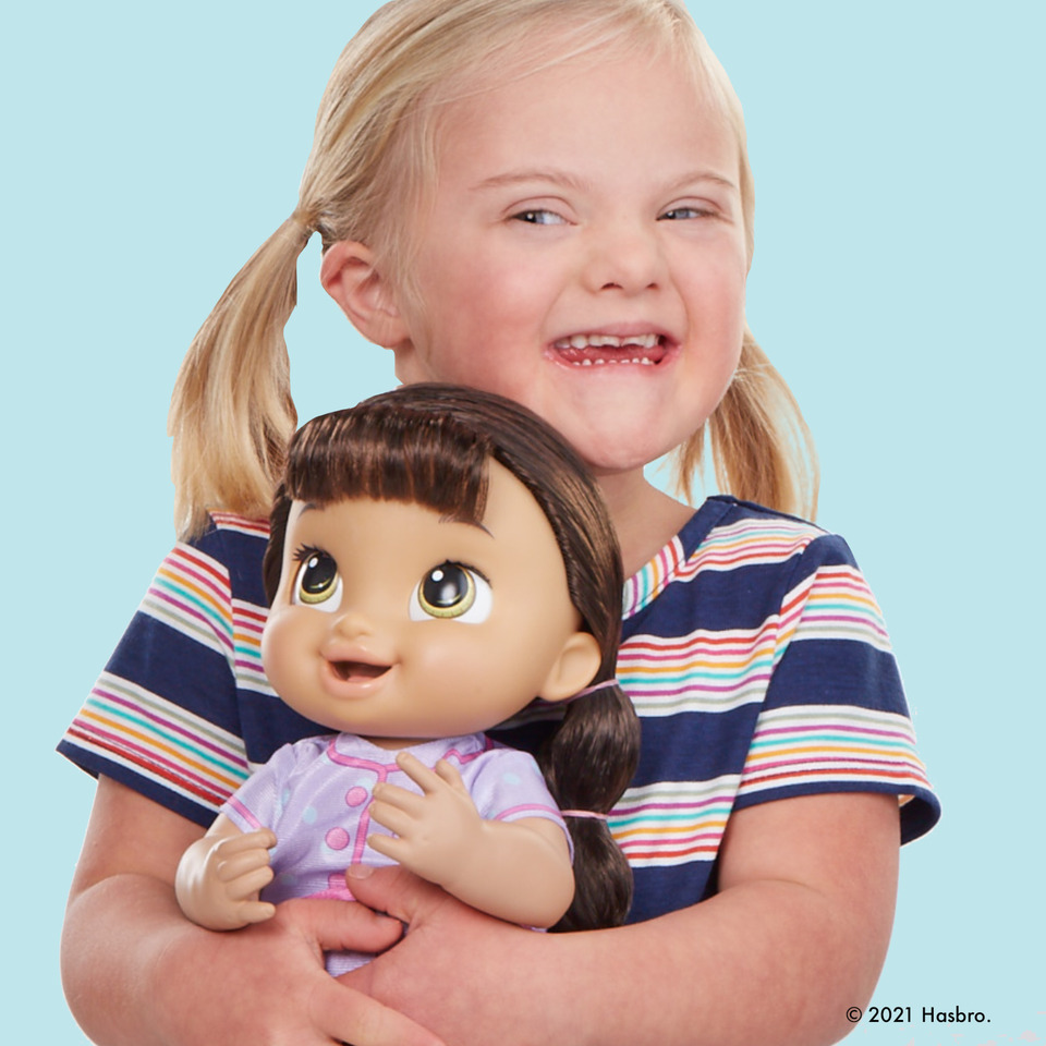 Baby Alive Lulu Achoo Interactive Toddler Toy Doll with Brown Hair ...