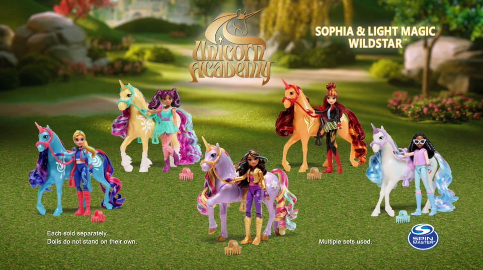 Unicorn Academy, Sophia & Wildstar with 2 Riding Accessories, Toys for Girls Ages 4+ - Walmart.com