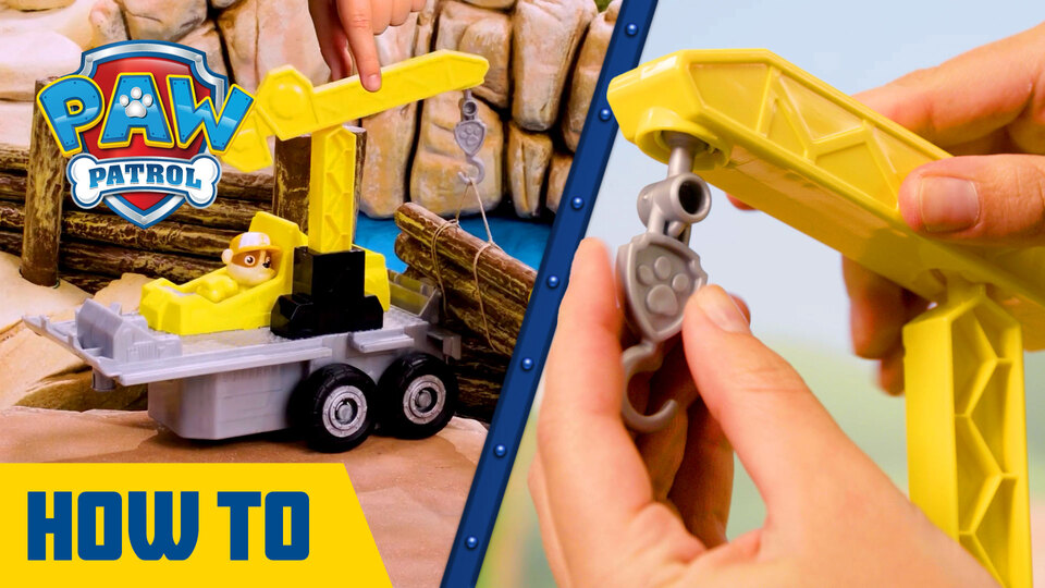 PAW Patrol, Rubble 2 in 1 Transforming X-Treme Truck and Figure ...