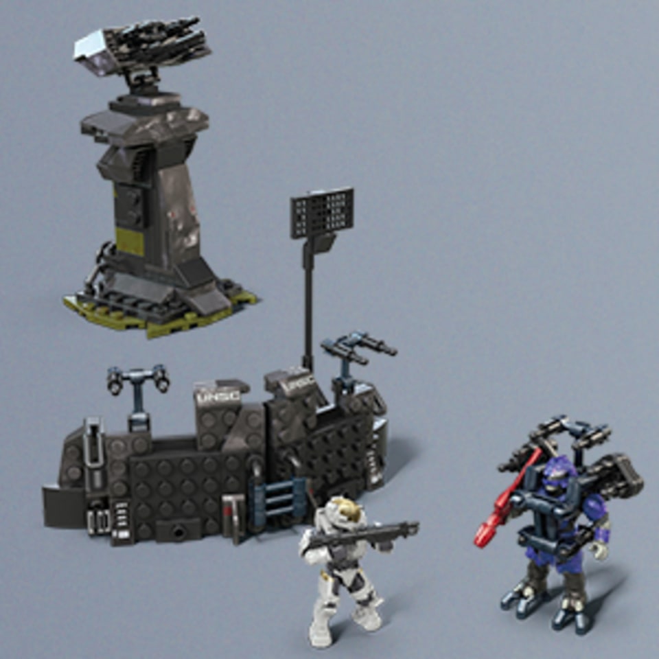 MEGA Halo Infinite UNSC Razorback Blitz Vehicle Building Kit with Brute ...