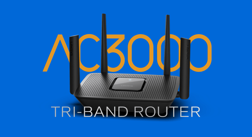 Linksys Max Stream AC3000 Tri-Band Wireless Network System, MU-MIMO ...