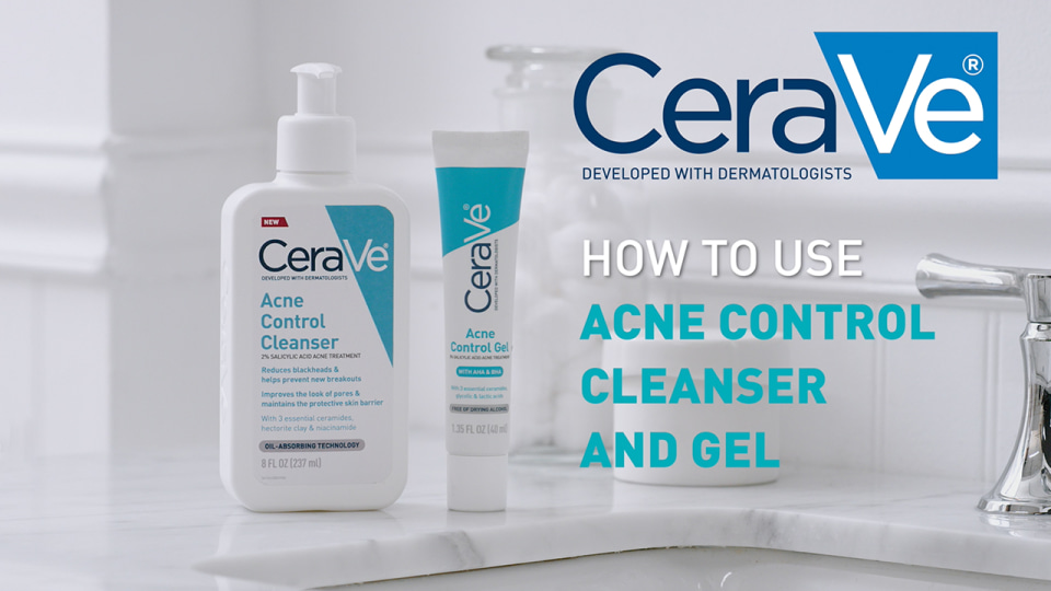CeraVe Salicylic Acid Acne Control Gel, Blemish Remover with AHA & BHA ...