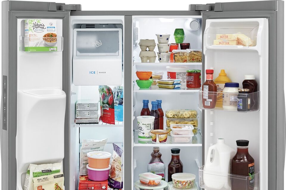 Frigidaire FRSS2323AS 33 Side-by-Side Refrigerator with 22.2 cu. ft ...
