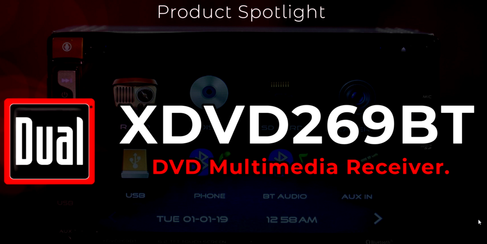 Dual Electronics XDVD269BT 6.2 inch Multimedia Touch Screen, Bluetooth ...