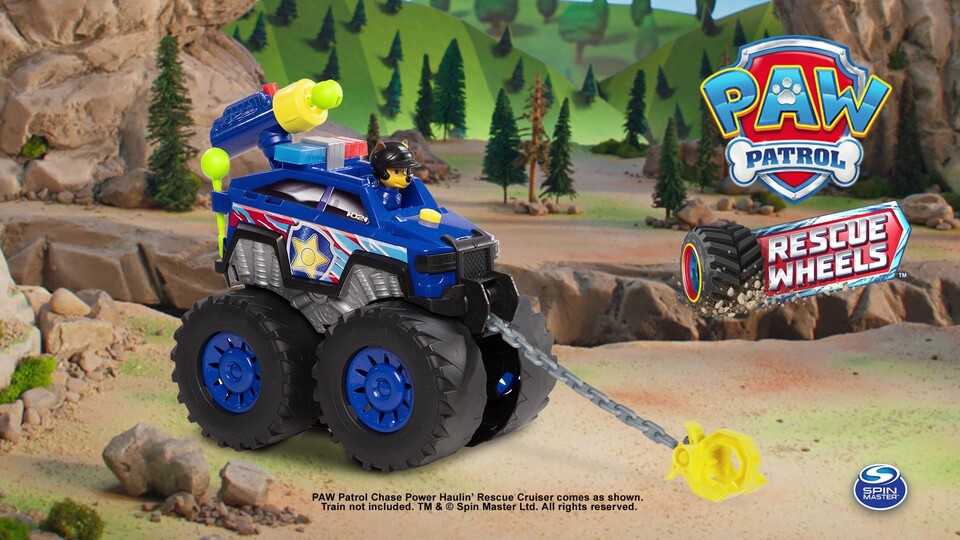 Free Shipping! Paw Patrol Rescue Wheels Chase’s Power Haulin’ Cruiser ...