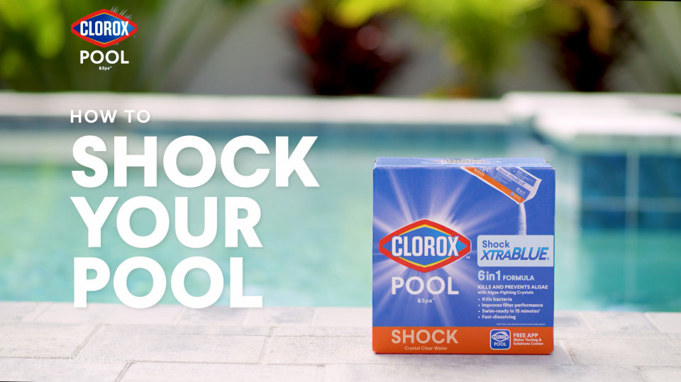 Clorox Pool&Spa Xtra Blue Shock Treatment Chemicals for Swimming Pools ...