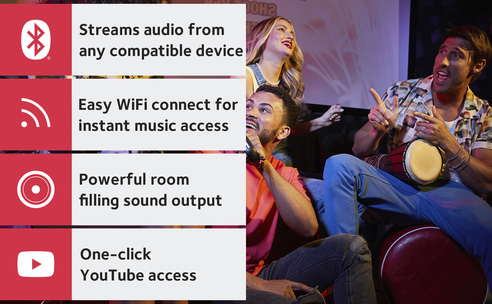 Singing Machine ISM9010 Wi-Fi Karaoke System with 10.1″ Touchscreen ...