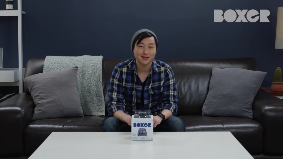 Boxer - Interactive A.I. Robot Toy (Blue) with Personality and Emotions ...