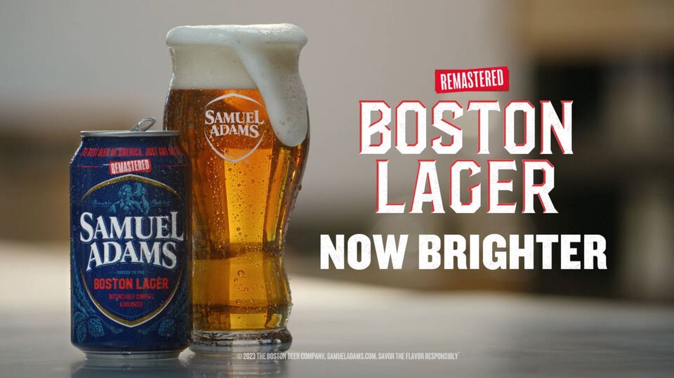 Samuel Adams Boston Lager Craft Beer, 6 Pack, 12 fl oz Glass Bottles, 5 ...