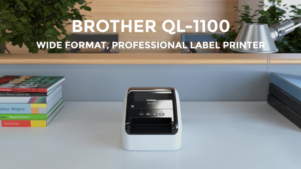 Brother QL-1100 High Speed, Wide Format, Professional Label Printer ...