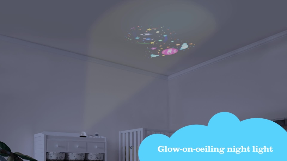 VTech DM222, Audio Baby Monitor, Glow-on-Ceiling Night Light - Walmart.com