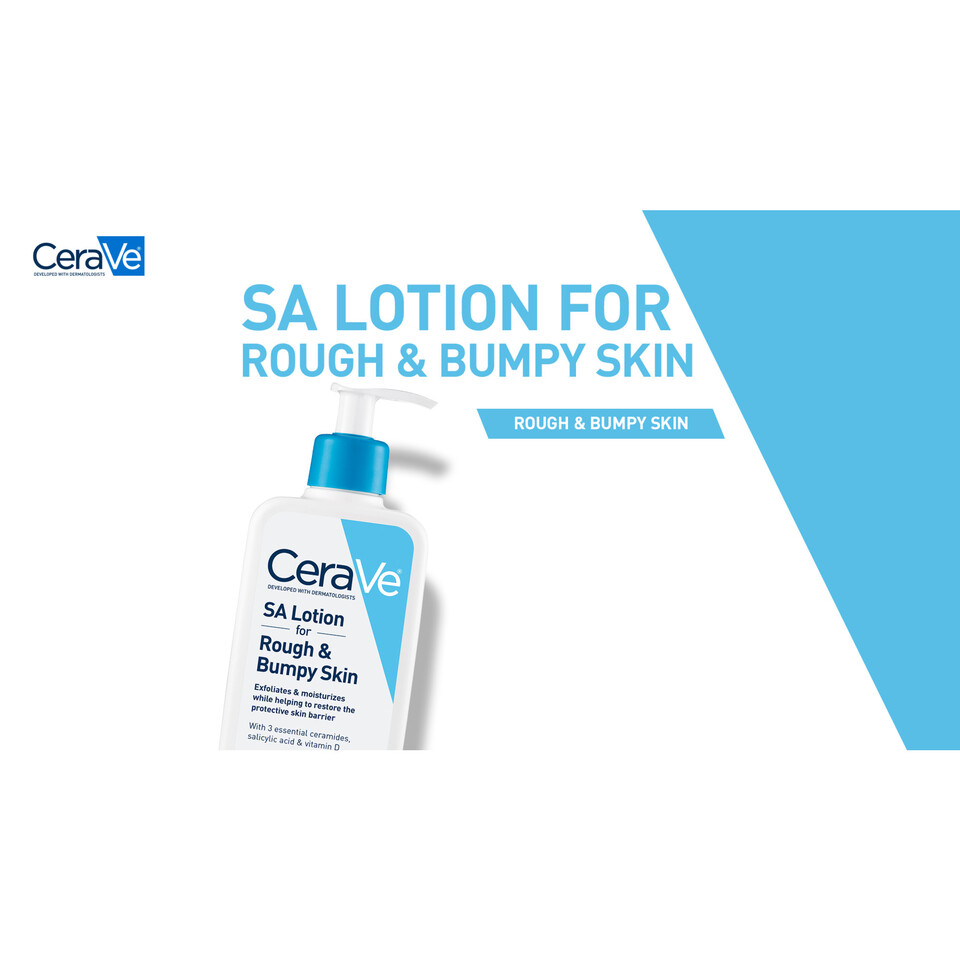 CeraVe SA Body Moisturizer Lotion for Rough & Bumpy Skin 8oz - Walmart.com