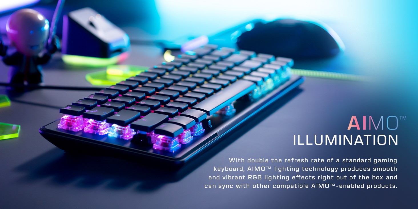ROCCAT Vulcan II Mini 65% Wired Gaming Keyboard ROC-12-043