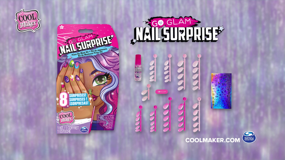 Cool Maker GO GLAM Nail Surprise Press-On Manicure Set (Styles Vary ...