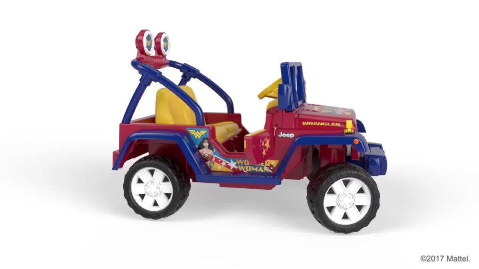 Power Wheels Wonder Woman Jeep Wrangler - Walmart.com