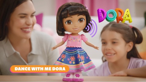 Dora the Explorer, Dance with Me Dora, Interactive Dancing Doll with ...